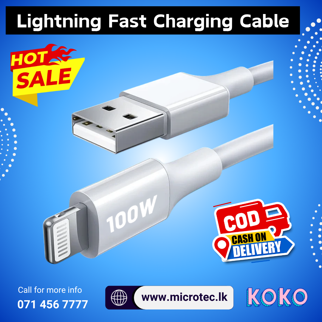Lightning Data Cable for iPhones - Microtec Digital Zone - Kottawa (The ...