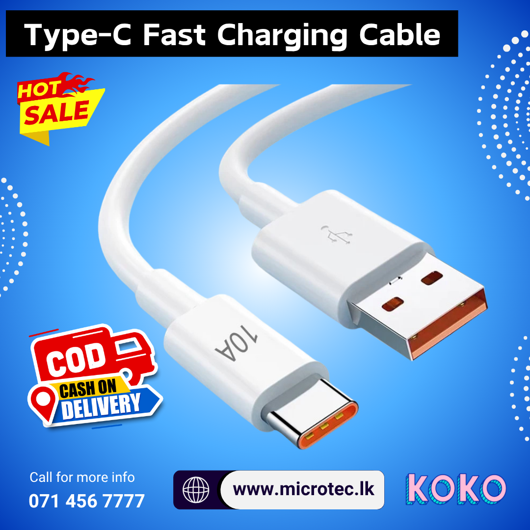 USB to Type-c Fast Charging Cable - Microtec Digital Zone - Kottawa ...